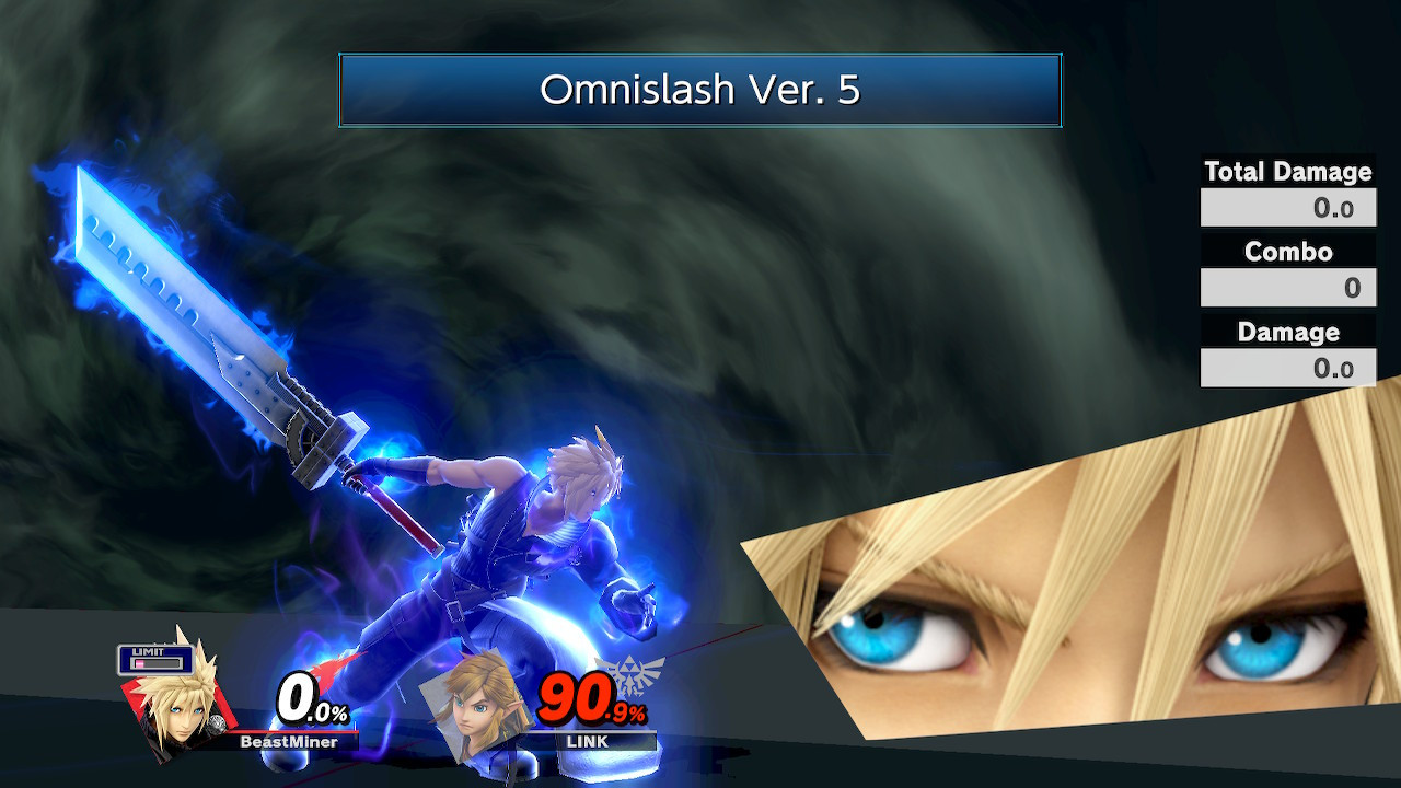 FF7R-Inspired Omnislash pop-up Mod for Super Smash Bros. Ultimate ...