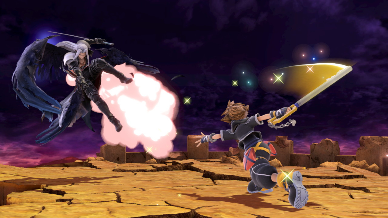 Sephiroth as the boss of Sora's Classic Mode Mod for Super Smash Bros ...