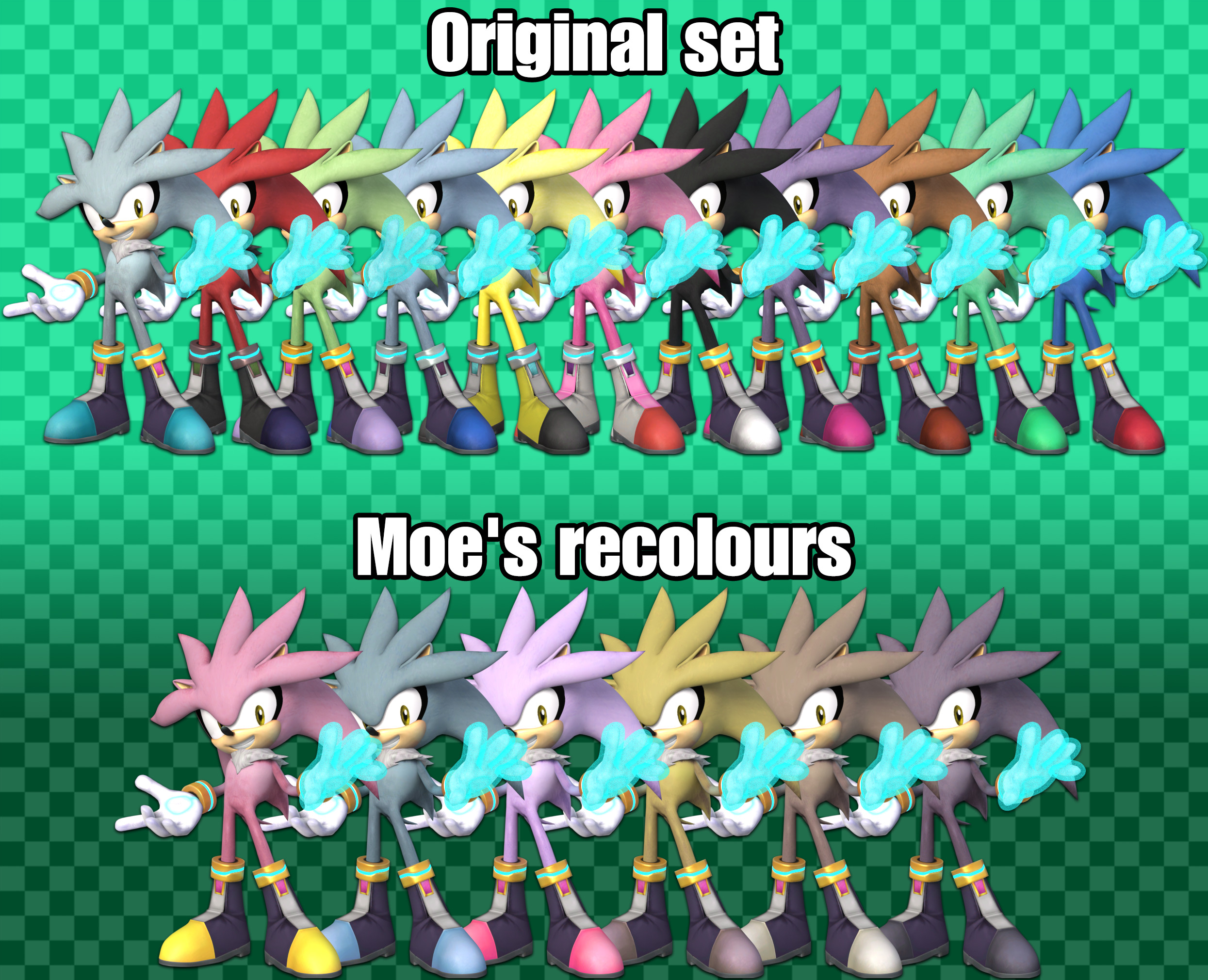 Silver IDW pose CSProject Mod for Super Smash Bros. Brawl | Brawl Mods