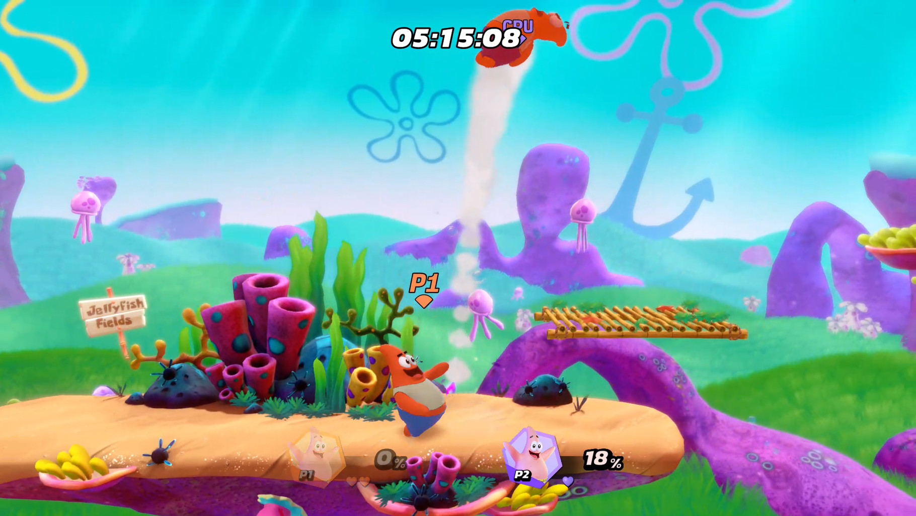 Patrick's Dad (Marty) [Nickelodeon All-Star Brawl] [Mods]