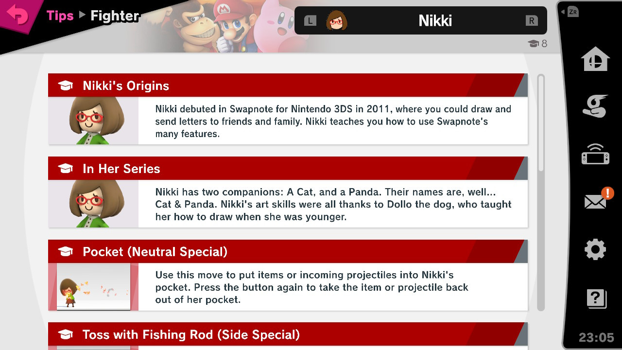 Nikki (Swapnote) Mod for Super Smash Bros. Ultimate | SSBU Mods