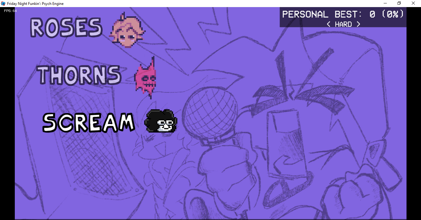 Sr Pelo screams and DISAPPEARS but in FNF [Friday Night Funkin'] [Mods]