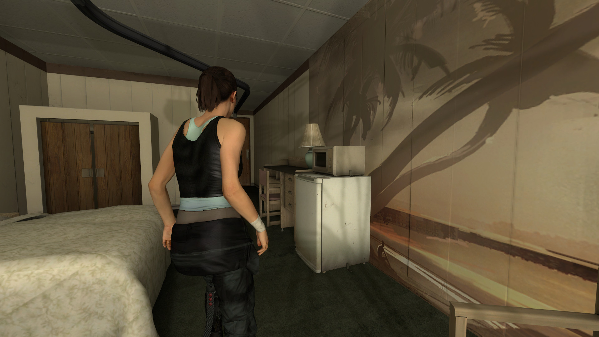 Black "Aperture Laboratories" Outfit for Chell [Portal 2] [Mods]