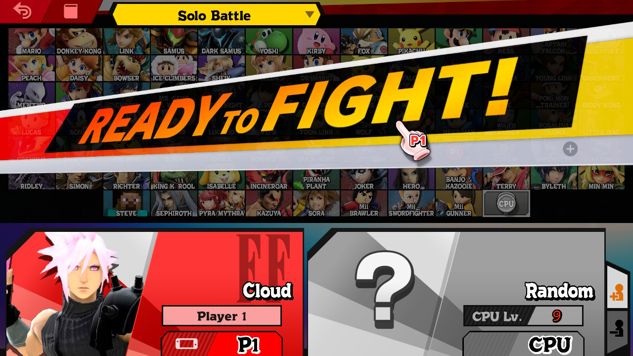 Black Cloud Super Saiyan Rose UI [Super Smash Bros. Ultimate] [Mods]