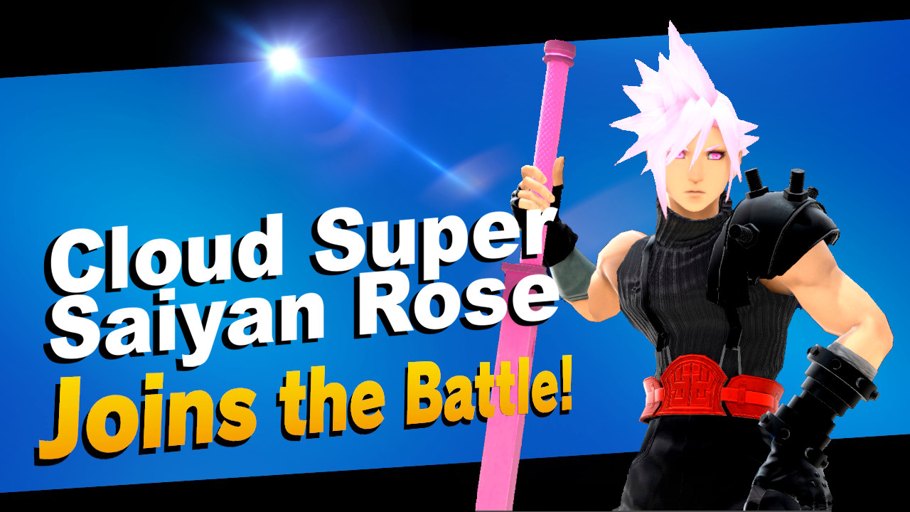 Black Cloud Super Saiyan Rose UI [Super Smash Bros. Ultimate] [Mods]