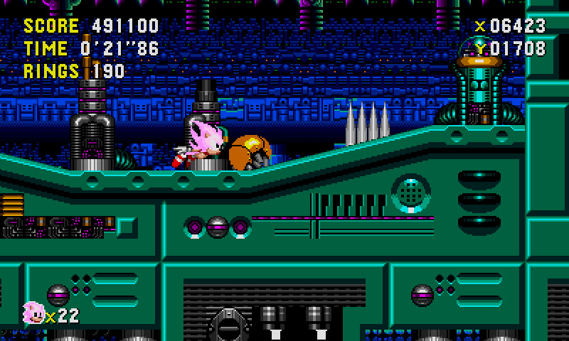 Burrotis's Super Sonic in Sonic CD [Sonic CD (2011)] [Mods]