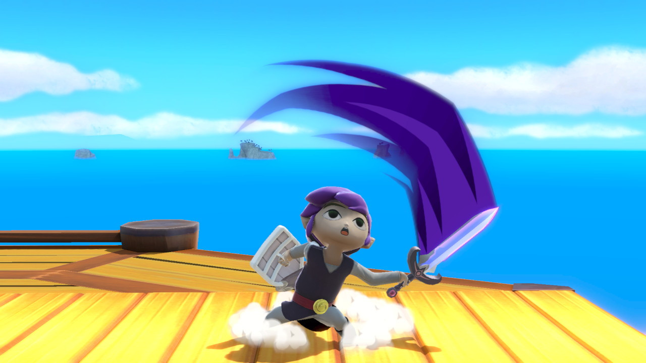 Toon Link Effects (Shadow Purple) Mod for Super Smash Bros. Ultimate ...