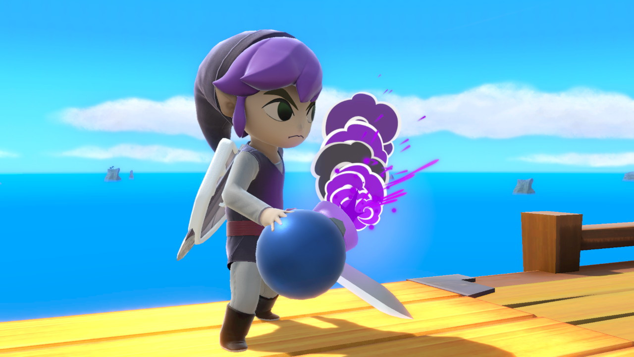 Toon Link Effects (Shadow Purple) Mod for Super Smash Bros. Ultimate ...