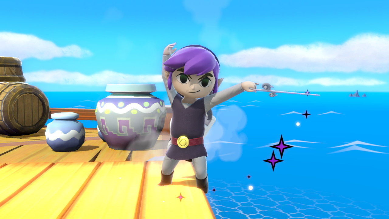 Toon Link Effects (Shadow Purple) Mod for Super Smash Bros. Ultimate ...