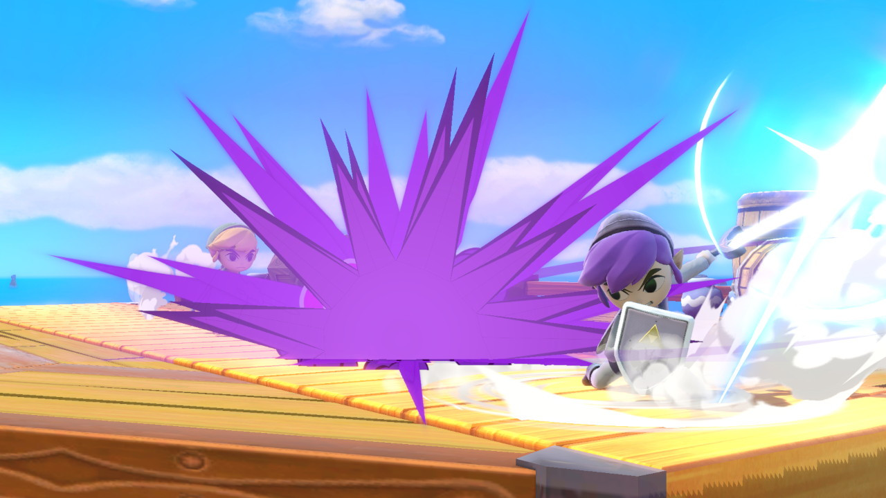 Toon Link Effects (Shadow Purple) Mod for Super Smash Bros. Ultimate ...