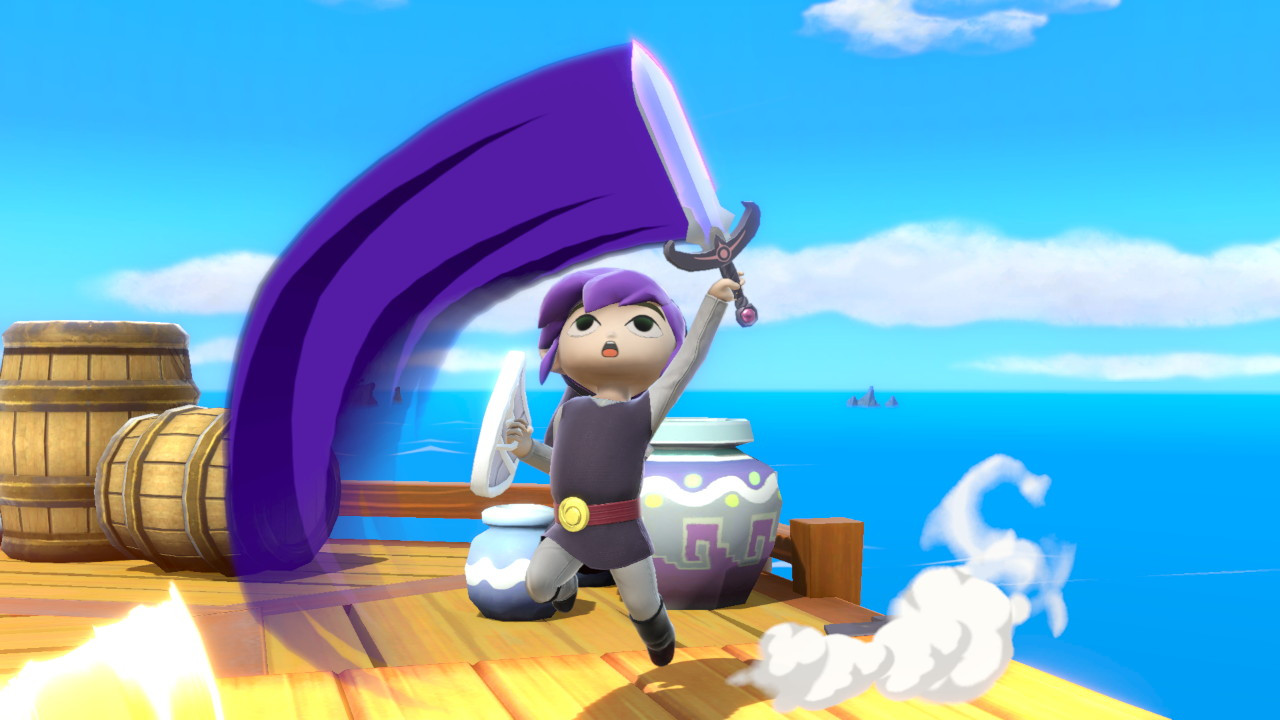 Toon Link Effects (Shadow Purple) Mod for Super Smash Bros. Ultimate ...