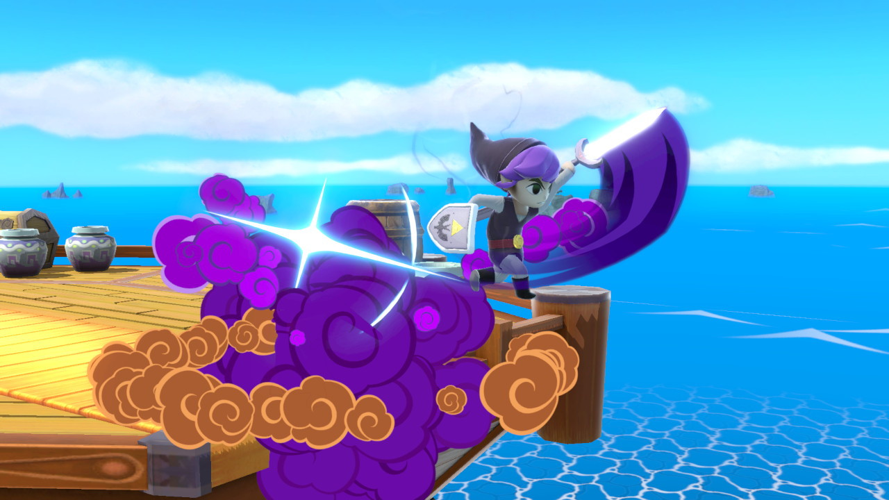 Toon Link Effects (Shadow Purple) Mod for Super Smash Bros. Ultimate ...