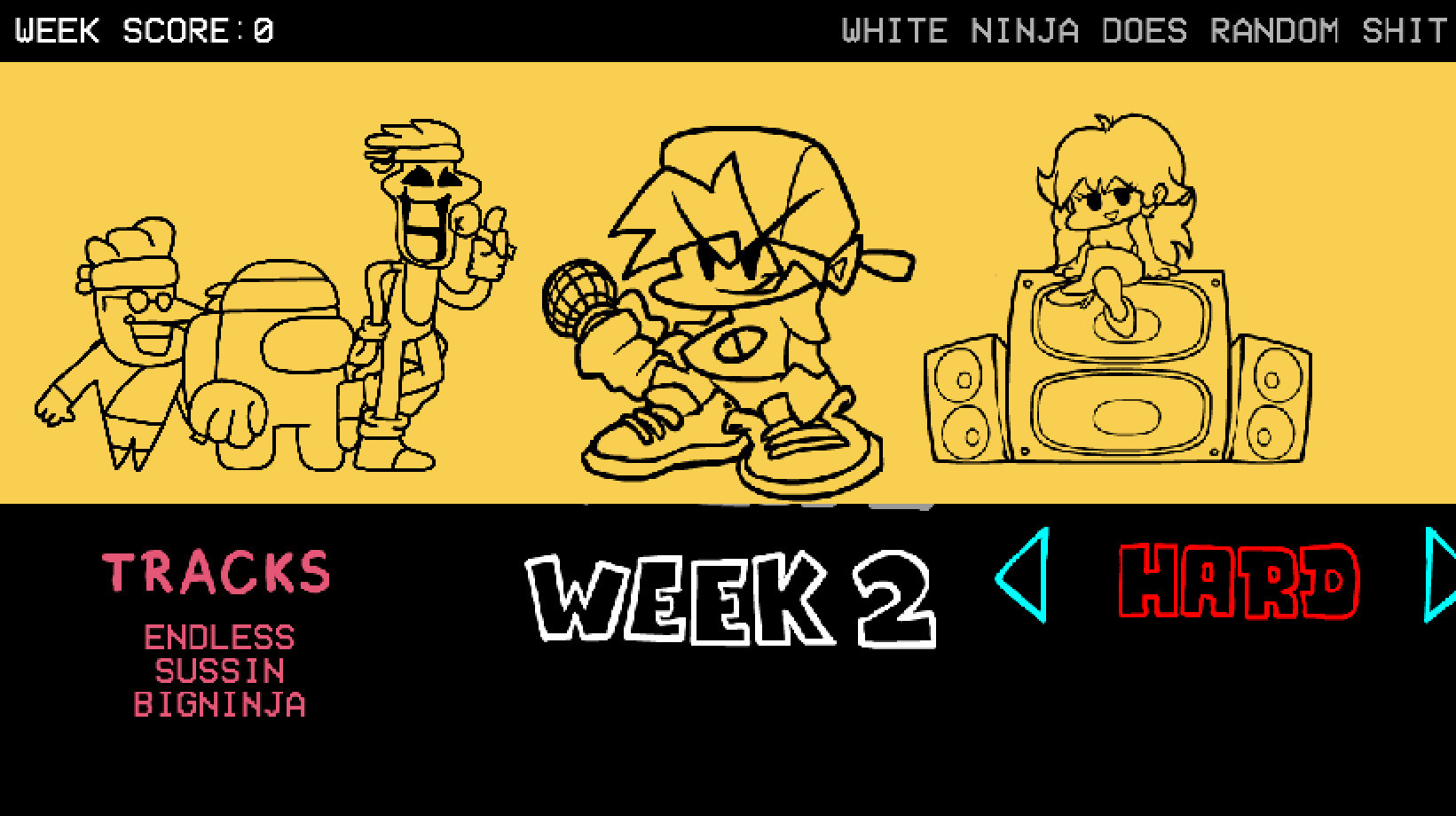 Friday Night Funkin' VS White Ninja Mod for Friday Night Funkin' | FNF Mods