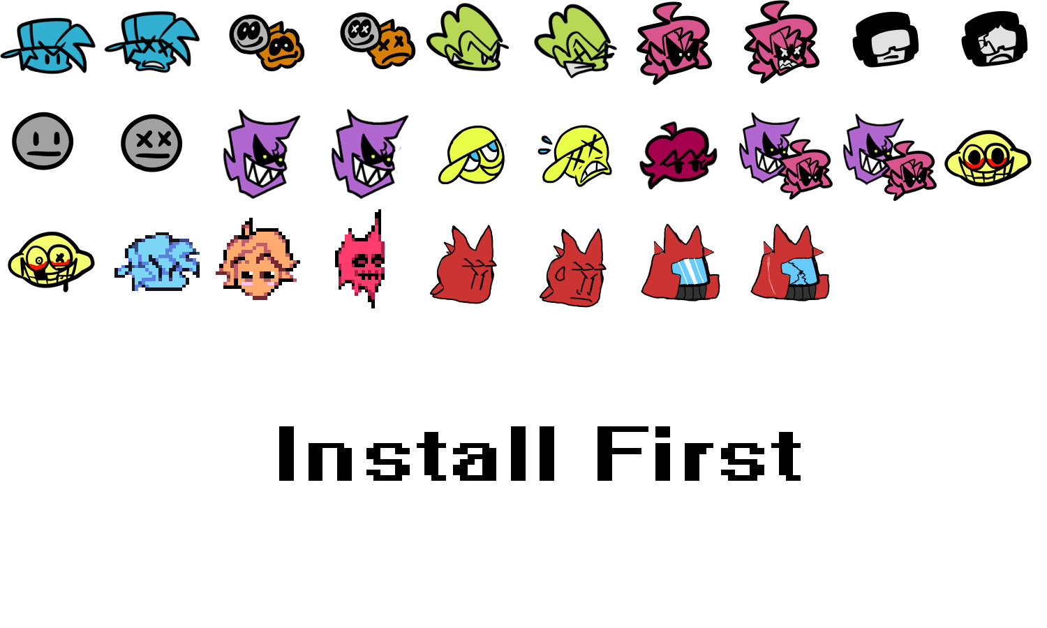 Tord Icons HD Mod for Friday Night Funkin' | FNF Mods