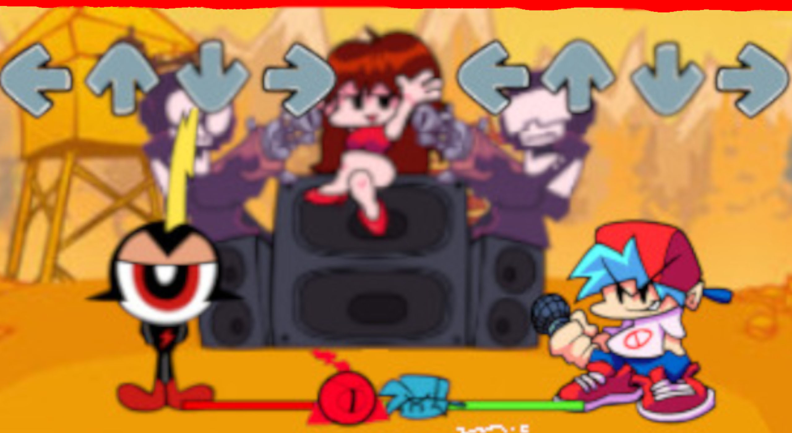 Commander Peepers over Tankman Mod for Friday Night Funkin' | FNF Mods