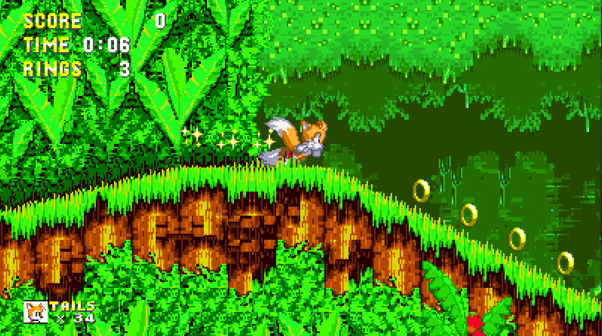 Modgen Modern Tails)ADDED MODERN/DEFAUT SPINDASH Mod for Sonic 3 A.I.R ...