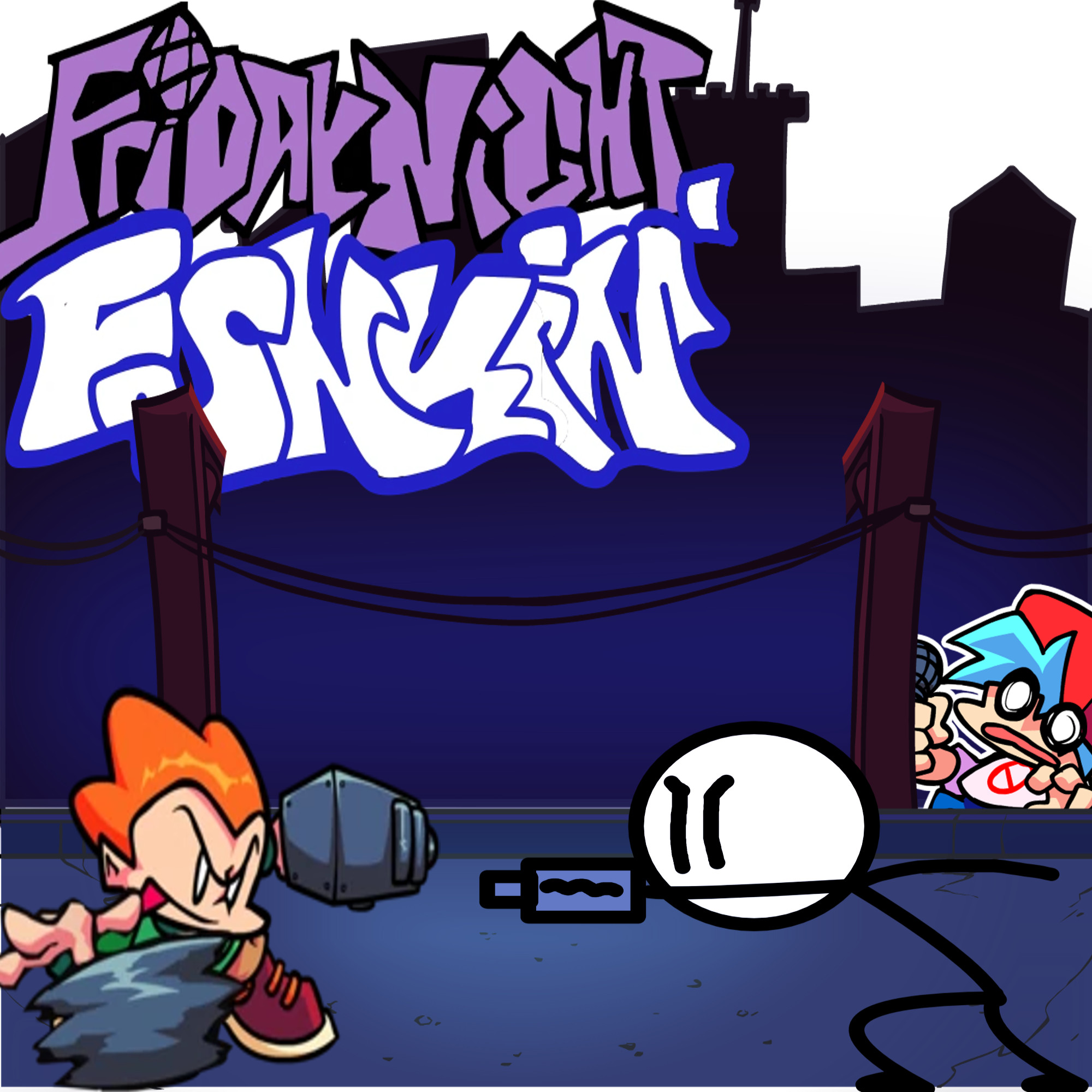 stickman over pico [Friday Night Funkin'] [Mods]