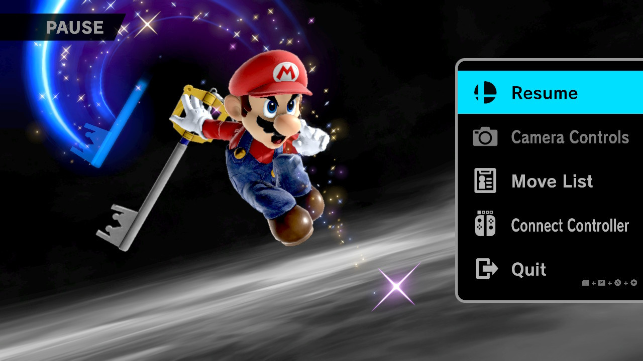 Mario Over Sora Mod for Super Smash Bros. Ultimate | SSBU Mods