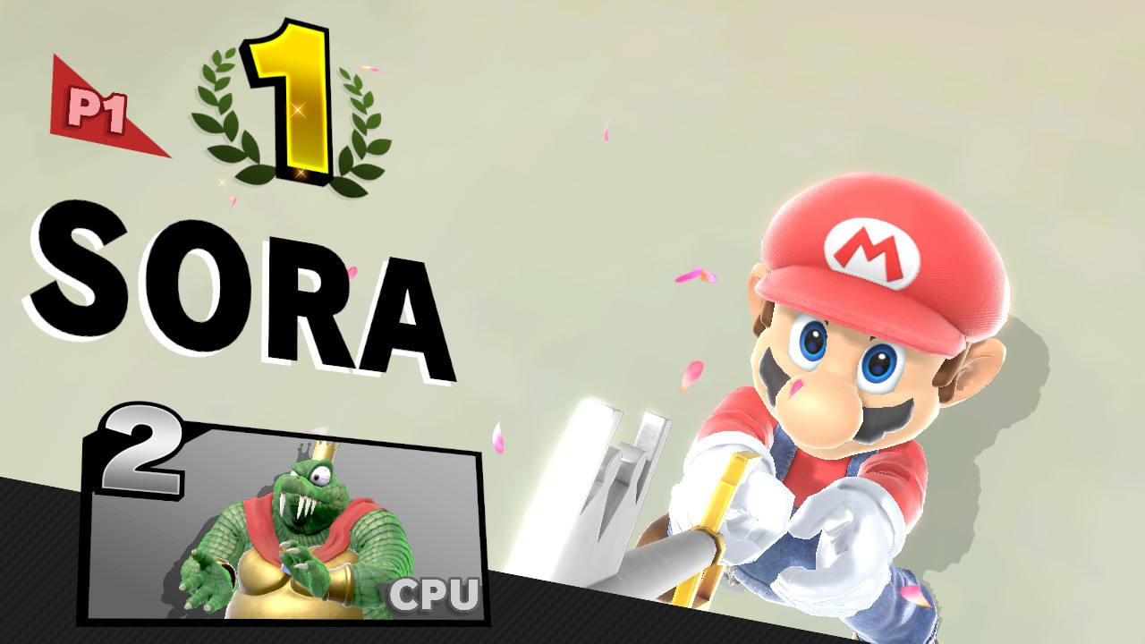 Mario Over Sora Mod for Super Smash Bros. Ultimate | SSBU Mods