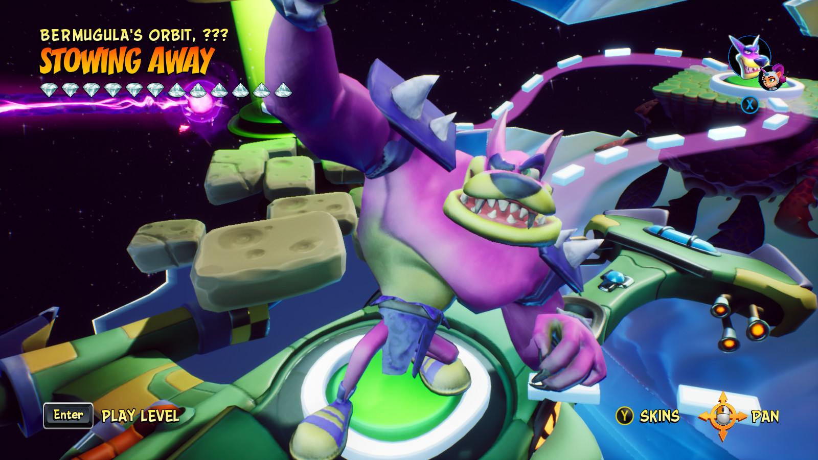 Tiny Tiger (COTR) - Custom Skeleton Mod Mod for Crash Bandicoot 4: It's ...