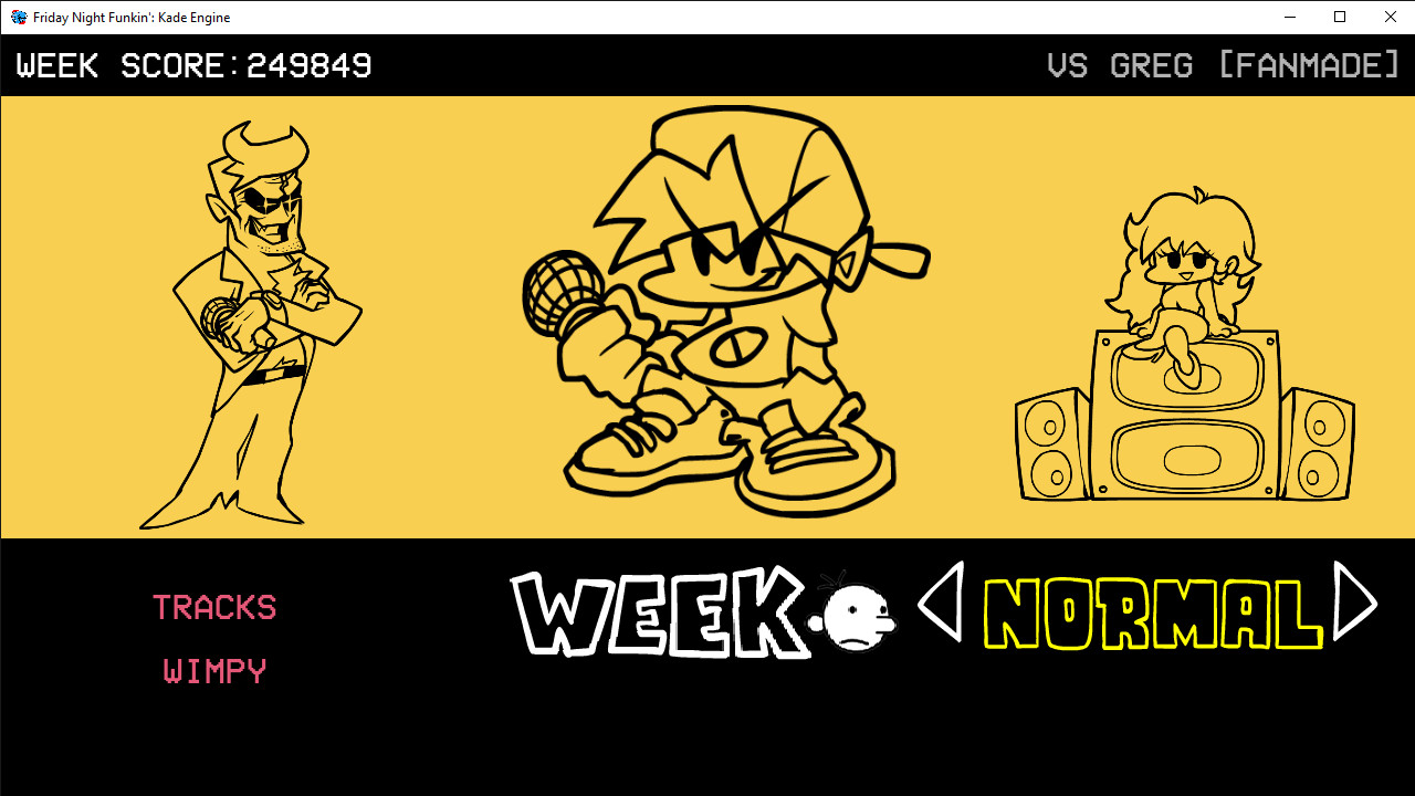 (RAR FILE AND READ ME UPDATE) Vs Corrupted Greg [Friday Night Funkin ...