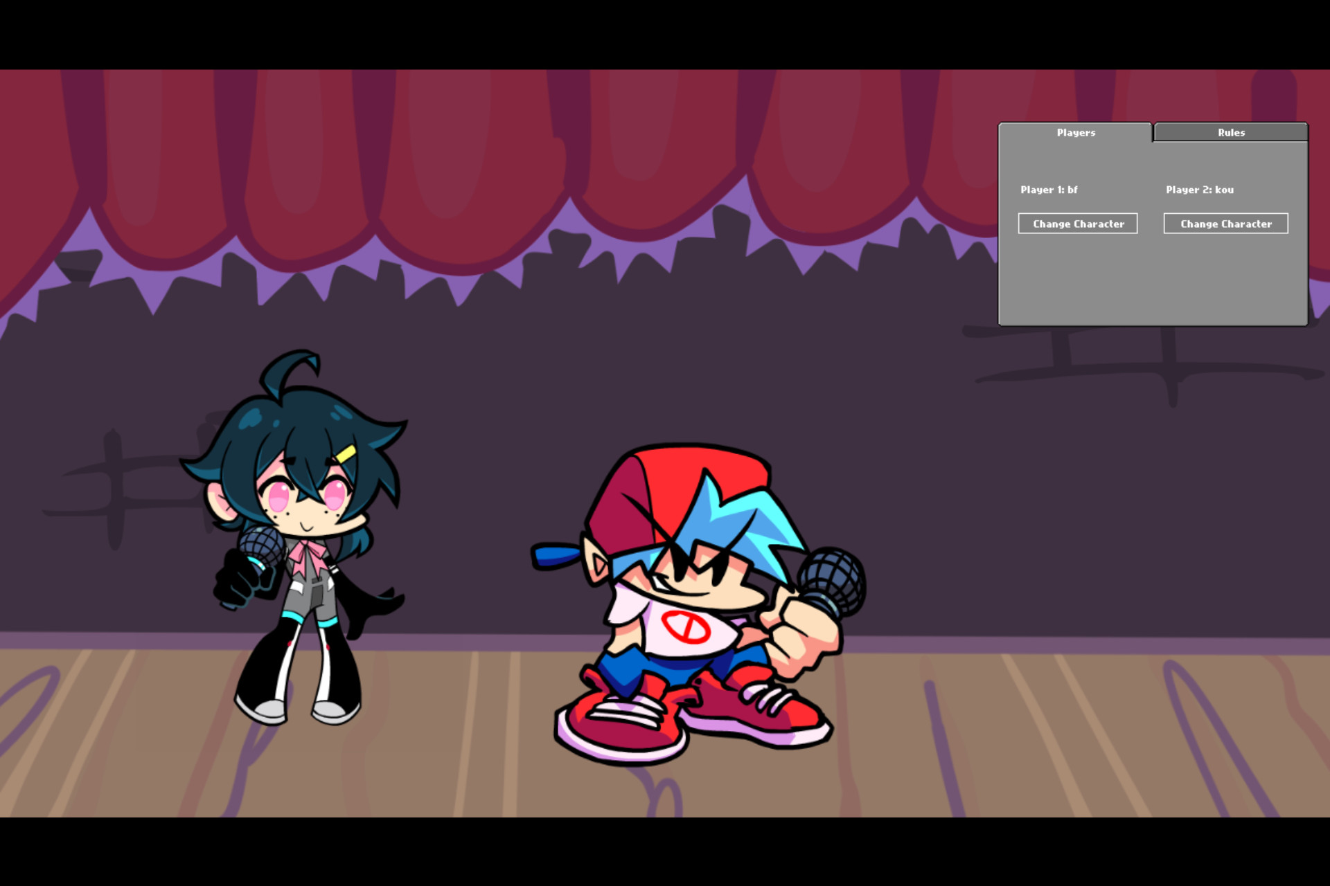 K.O.U. Multiplayer Mod for Friday Night Funkin' | FNF Mods