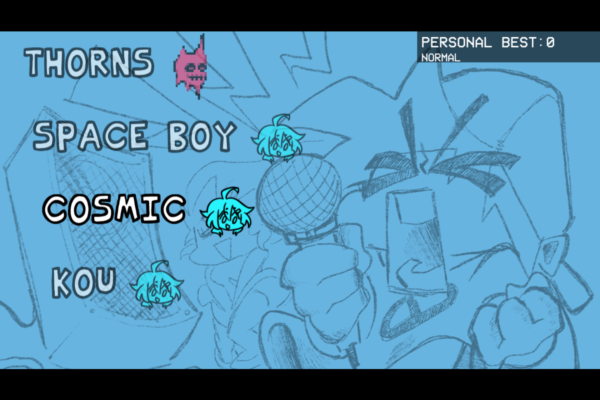 K.O.U. Multiplayer Mod for Friday Night Funkin' | FNF Mods