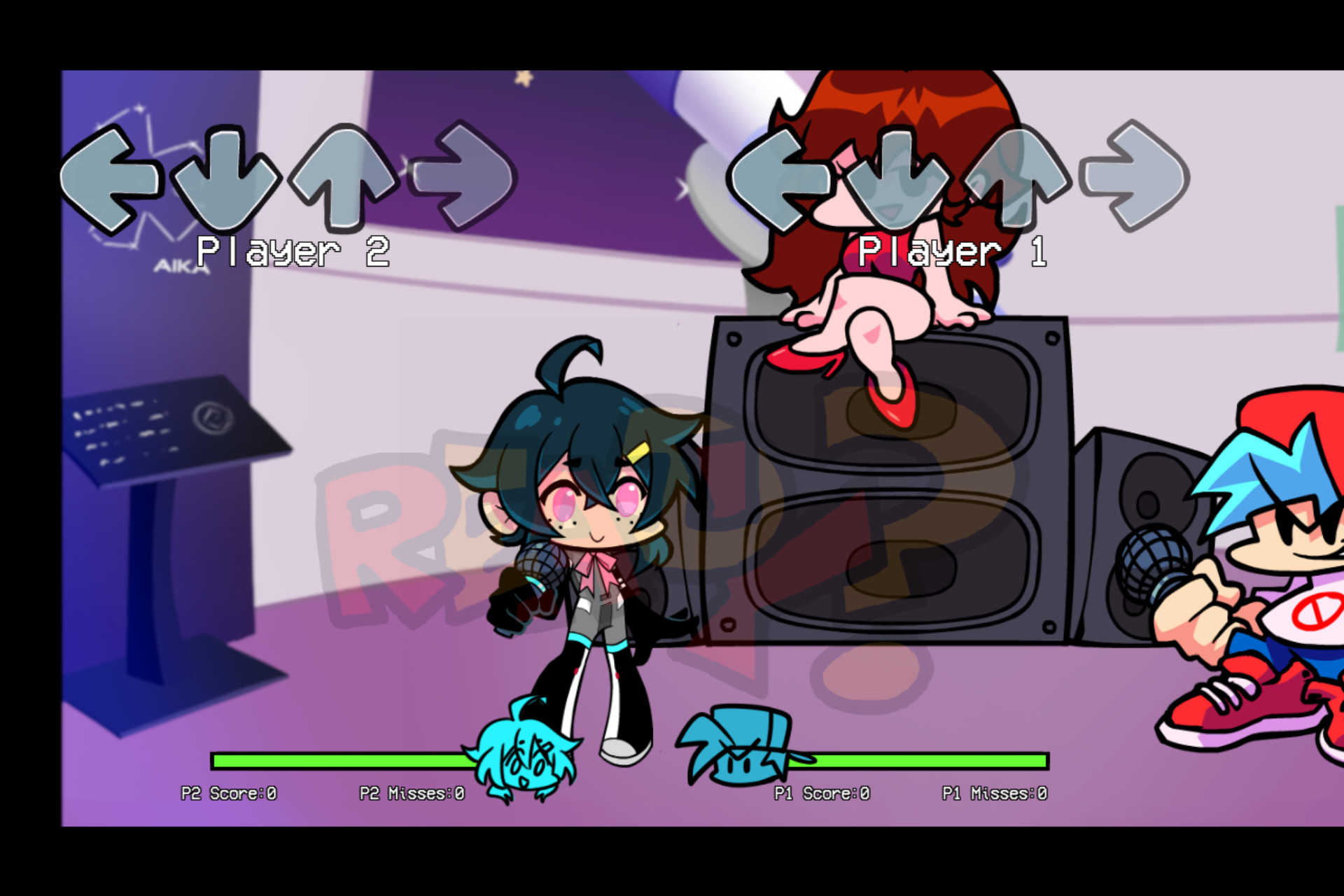 K.O.U. Multiplayer Mod for Friday Night Funkin' | FNF Mods