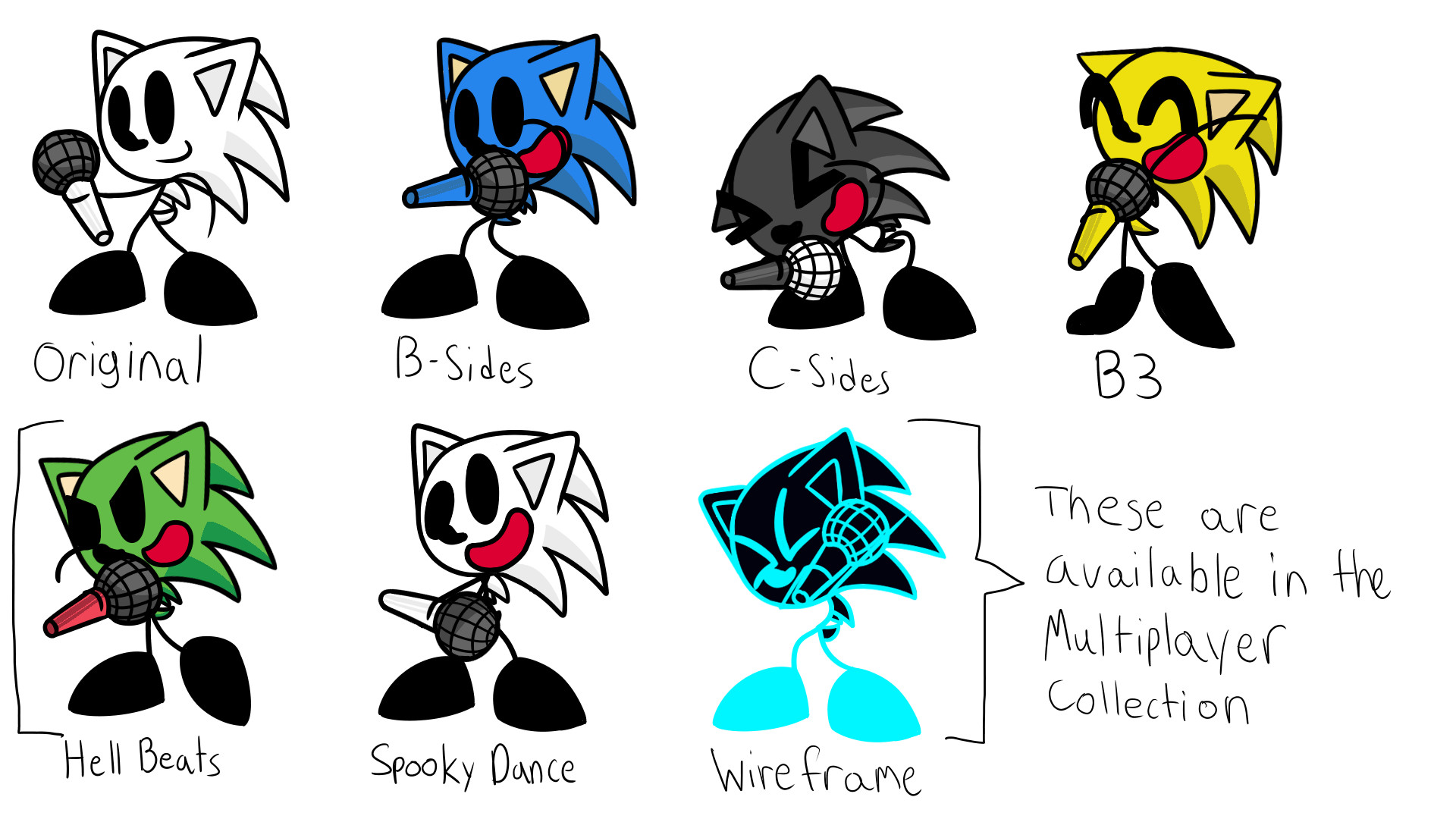 Stick Sonic over Boyfriend [Friday Night Funkin'] [Mods]