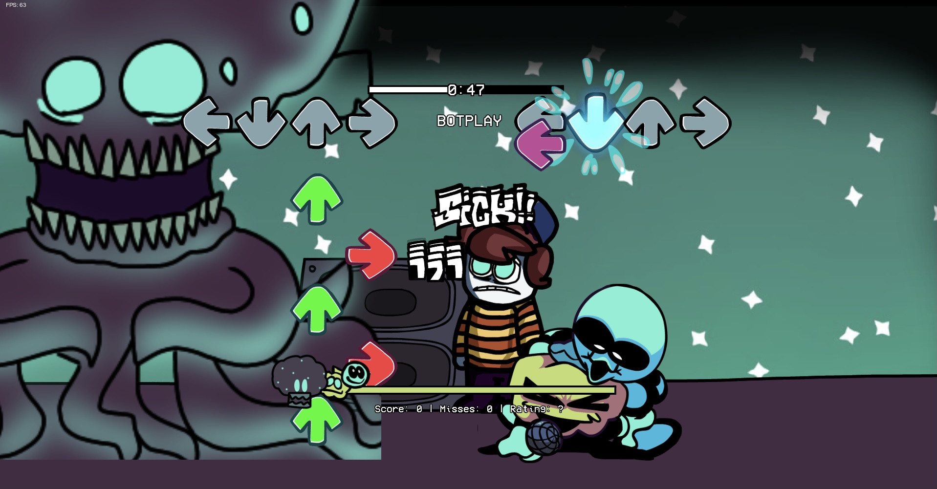 FNF - Vs. The Eyes Of The Universe [Friday Night Funkin'] [Mods]