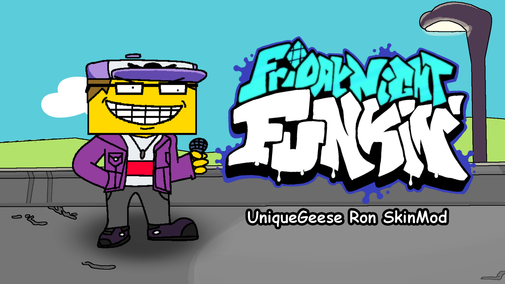 UniqueGeese Ron (SkinMod) [Friday Night Funkin'] [Mods]