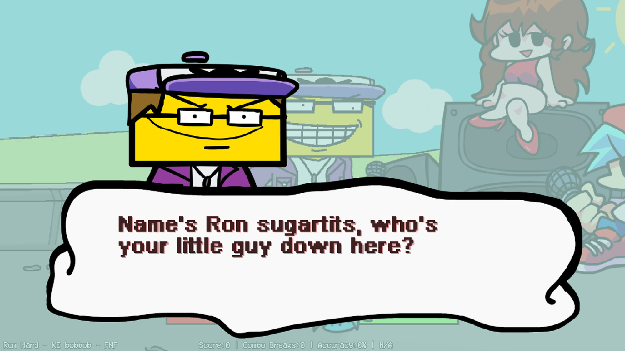 UniqueGeese Ron (SkinMod) [Friday Night Funkin'] [Mods]