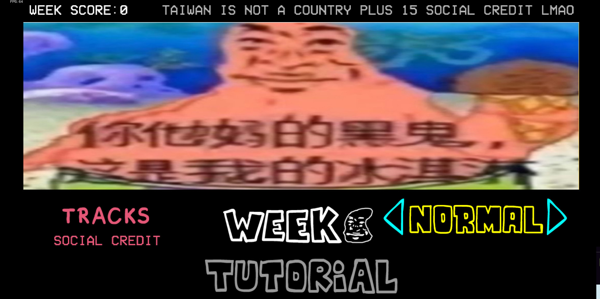 FNF Vs Chinese Patrick Mod for Friday Night Funkin' | FNF Mods