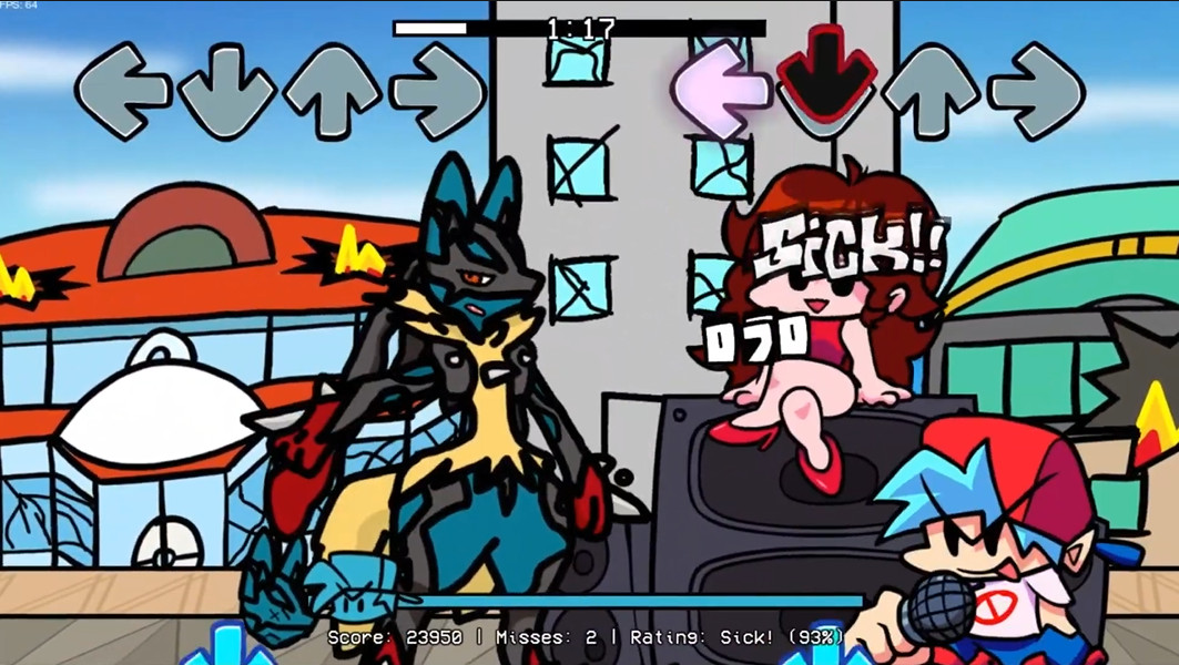 Vs Lucario (BIG UPDATE) Mod for Friday Night Funkin' | FNF Mods