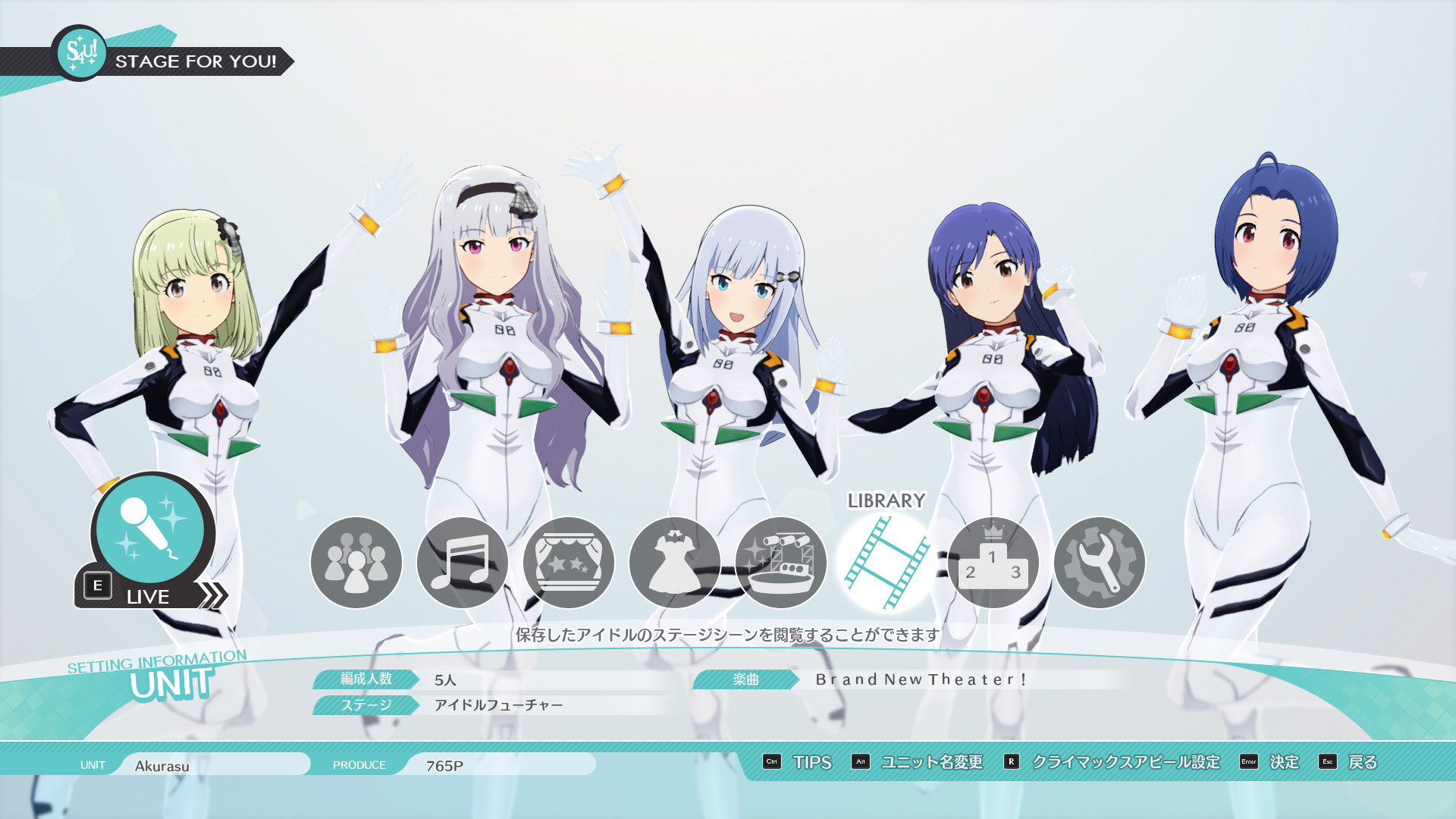 Rei Ayanami outfit over Rock'n'Angel Mod for THE IDOLM@STER STARLIT ...