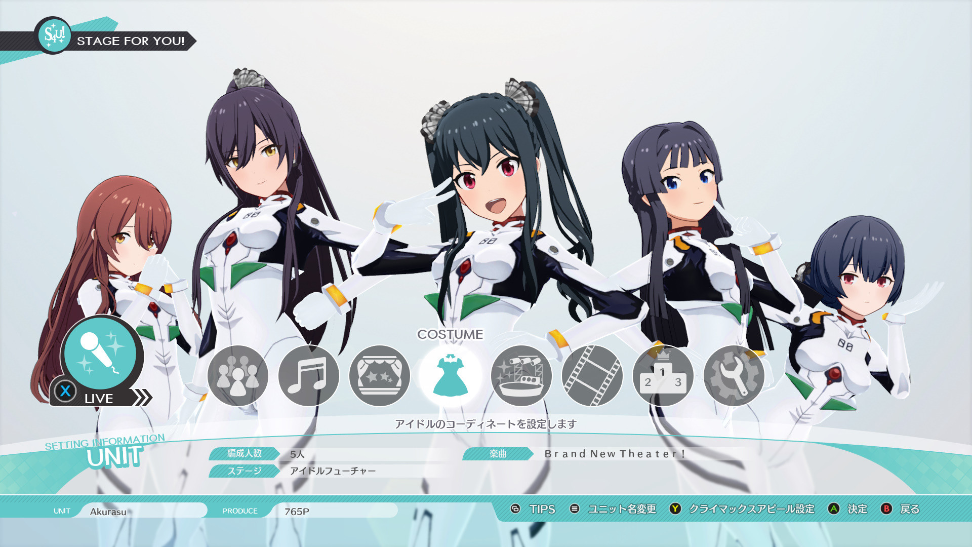 Rei Ayanami outfit over Rock'n'Angel Mod for THE IDOLM@STER STARLIT ...