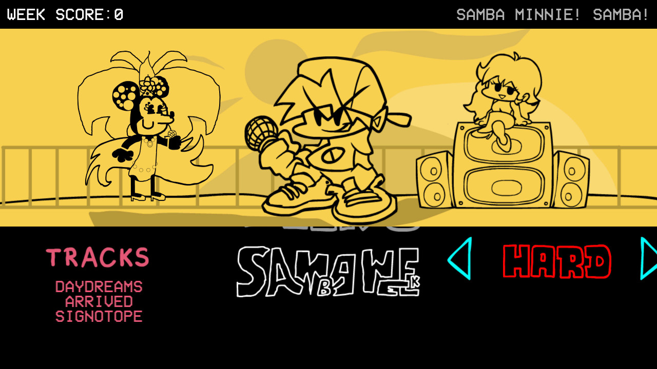 Friday Night Funkin' Vs. Samba Minnie (Full Week) Mod for Friday Night ...