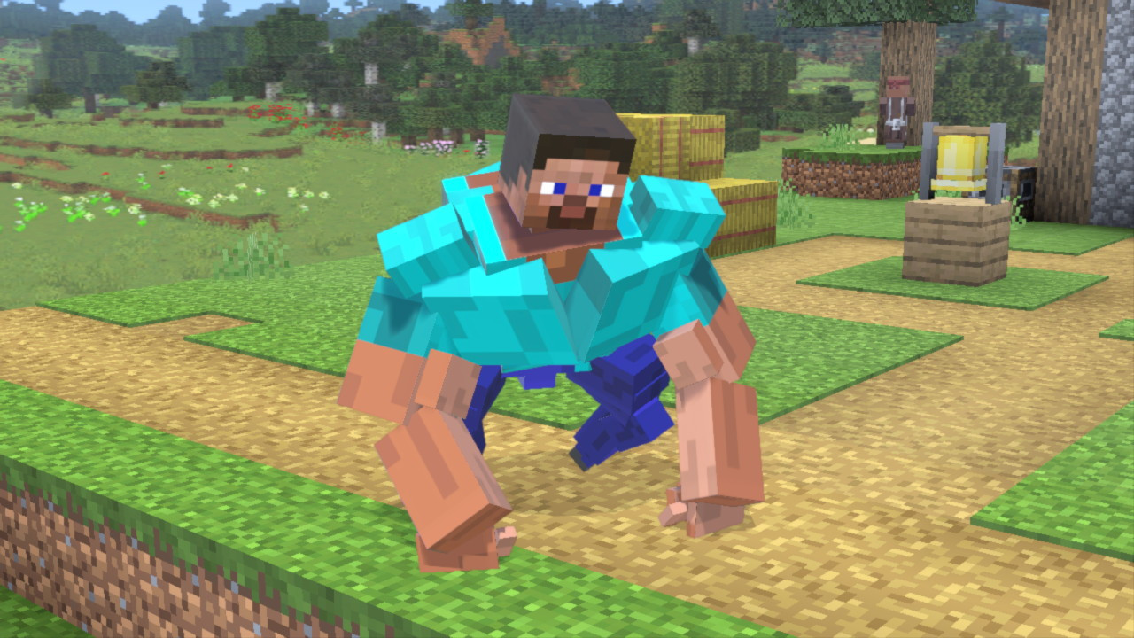 Buff Steve Mod for Super Smash Bros. Ultimate | SSBU Mods