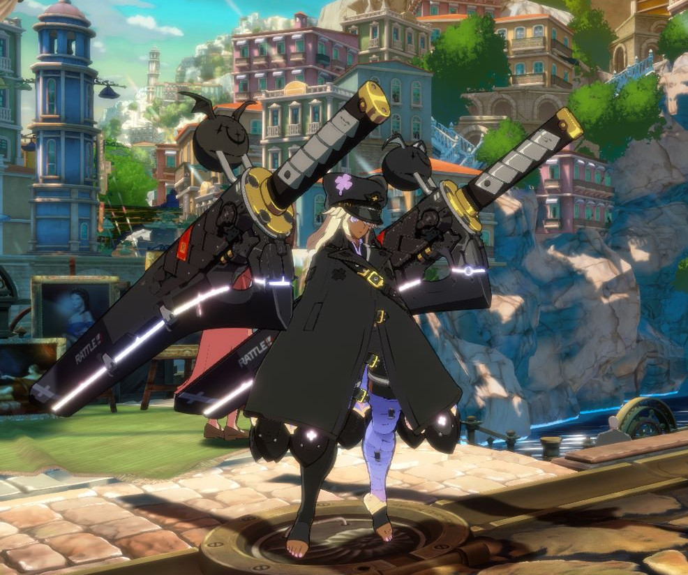 Ramlethal black/pink palette swap Mod for GUILTY GEAR -STRIVE- | GGST Mods