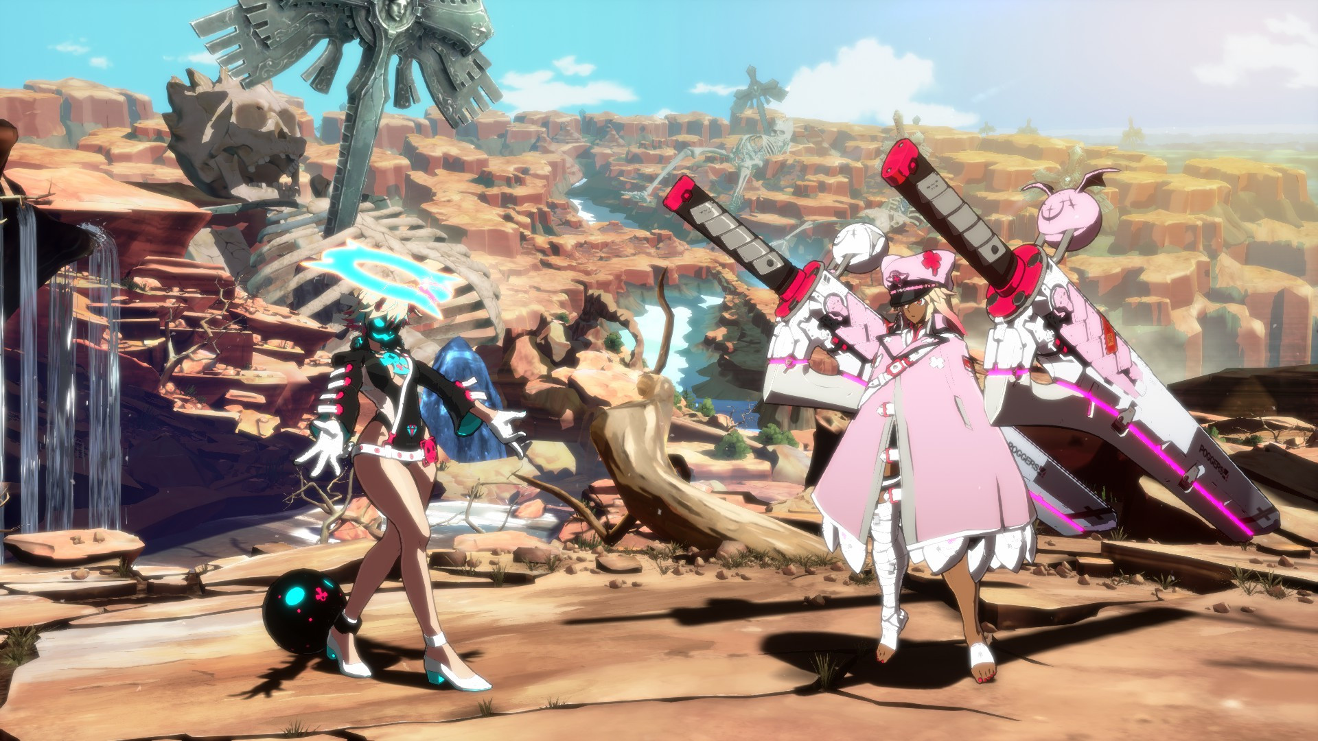 A cyan and pink Jack-O' mod Mod for GUILTY GEAR -STRIVE- | GGST Mods