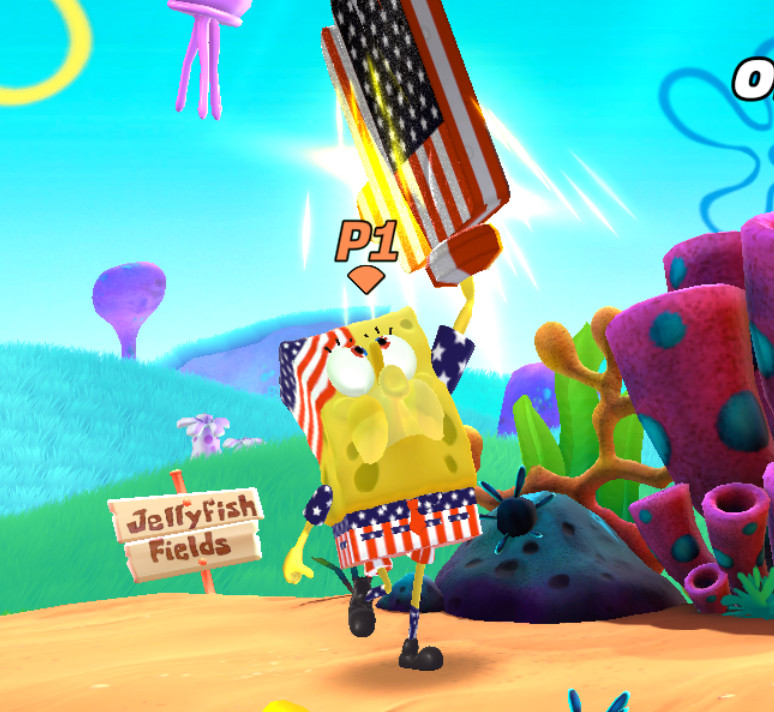 USA SpongeBob Mod for Nickelodeon All-Star Brawl | NASB Mods