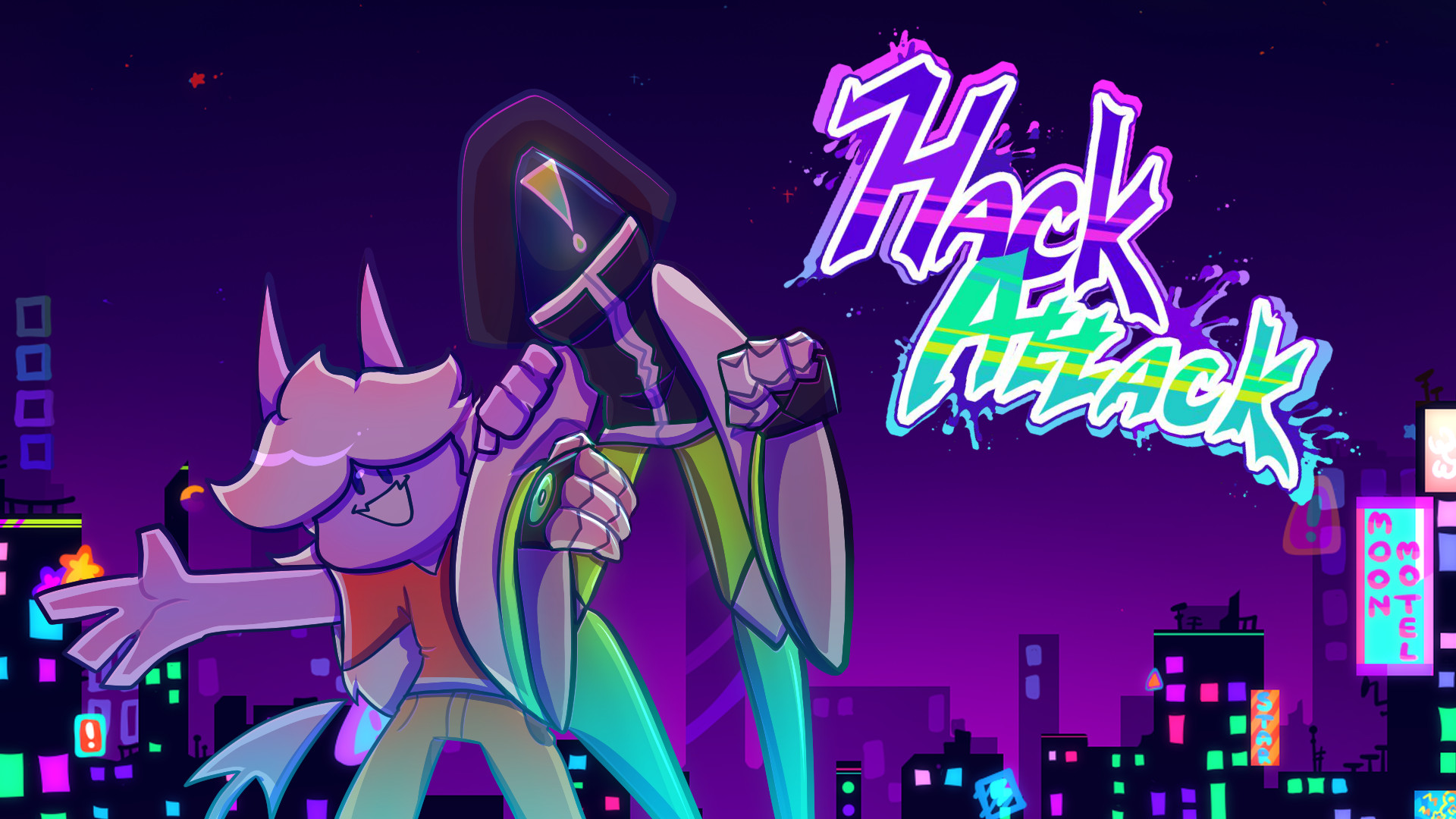 FNF:Hack Attack! [Friday Night Funkin'] [Mods]