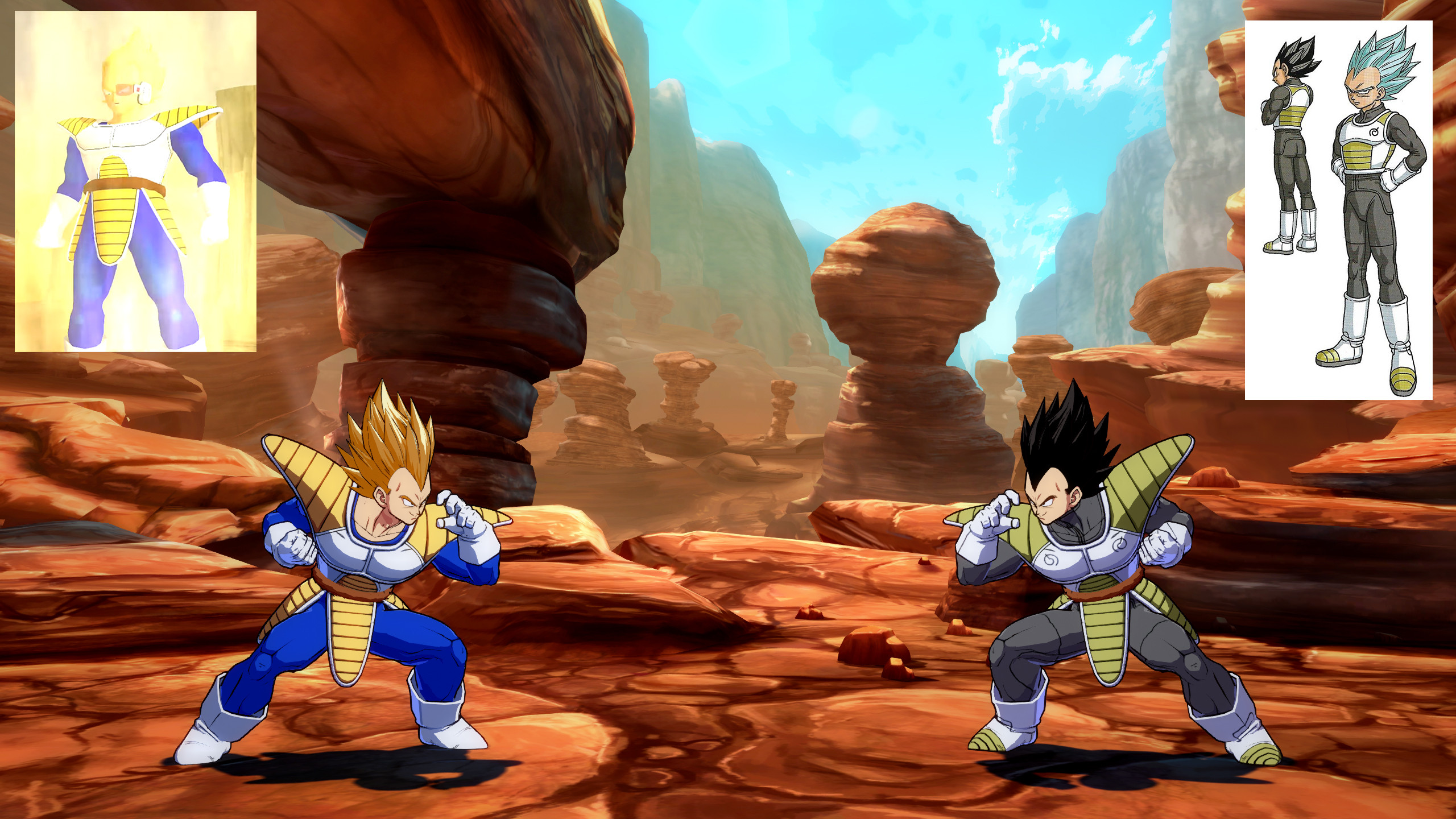 Base Vegeta Recolors Mod for Dragon Ball FighterZ | DB:FZ Mods