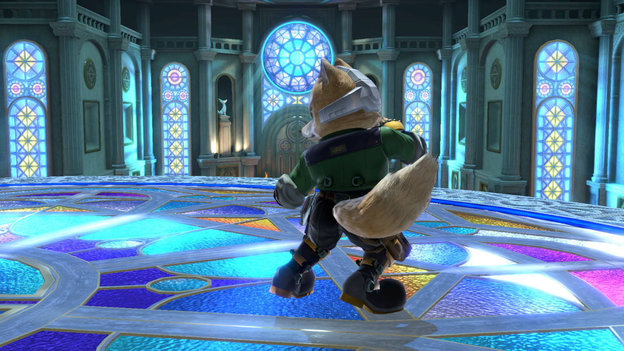 Green and Yellow Smash 4 Fox Mod for Super Smash Bros. Ultimate | SSBU Mods