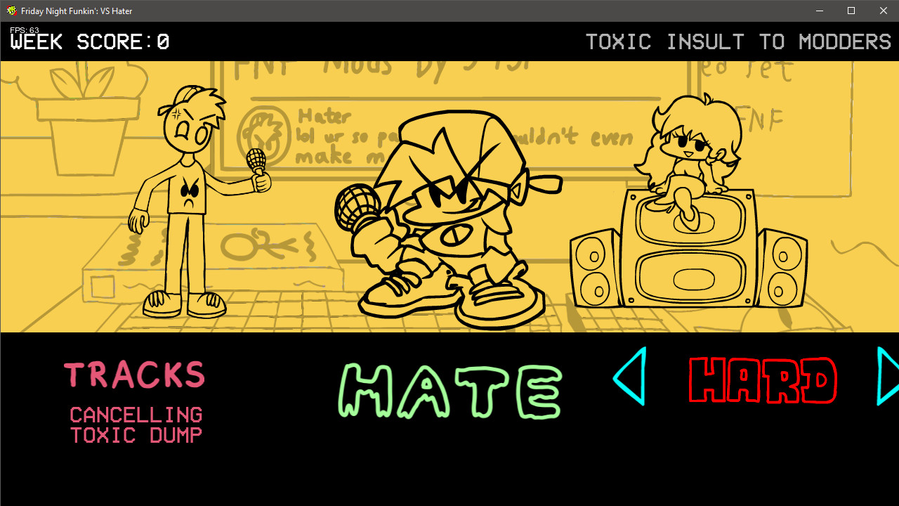 Friday Night Funkin: VS Hater Mod for Friday Night Funkin' | FNF Mods