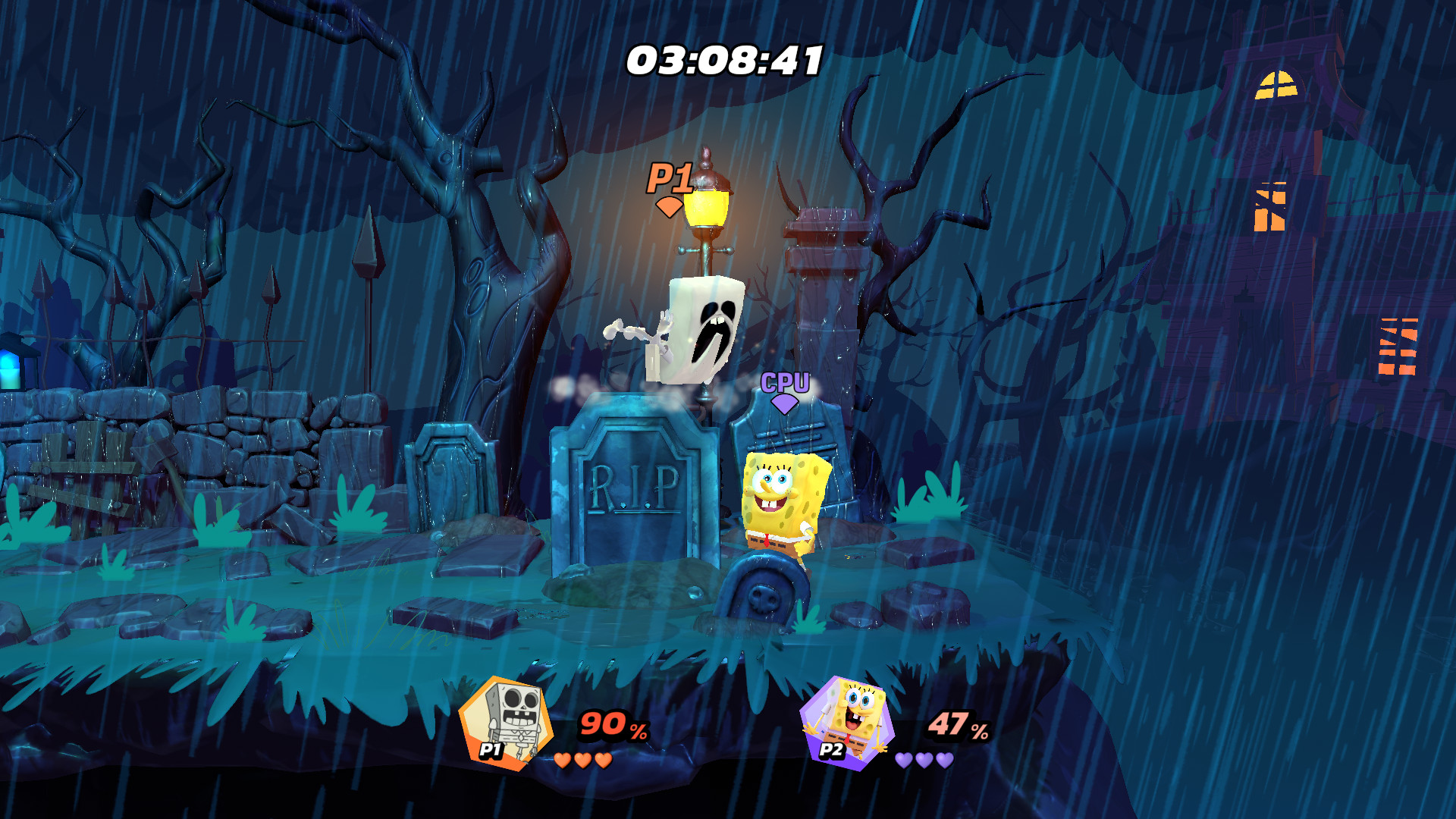 Skeleton Spongebob [Nickelodeon All-Star Brawl] [Mods]