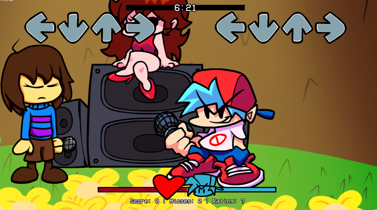 VS FRISK (rechart being worked on) Mod for Friday Night Funkin' | FNF Mods