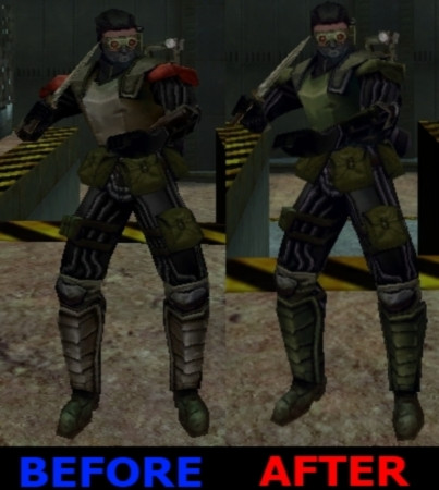Green Ichiro (Railgunner From SP) Skin Mod for Aliens versus Predator 2 ...