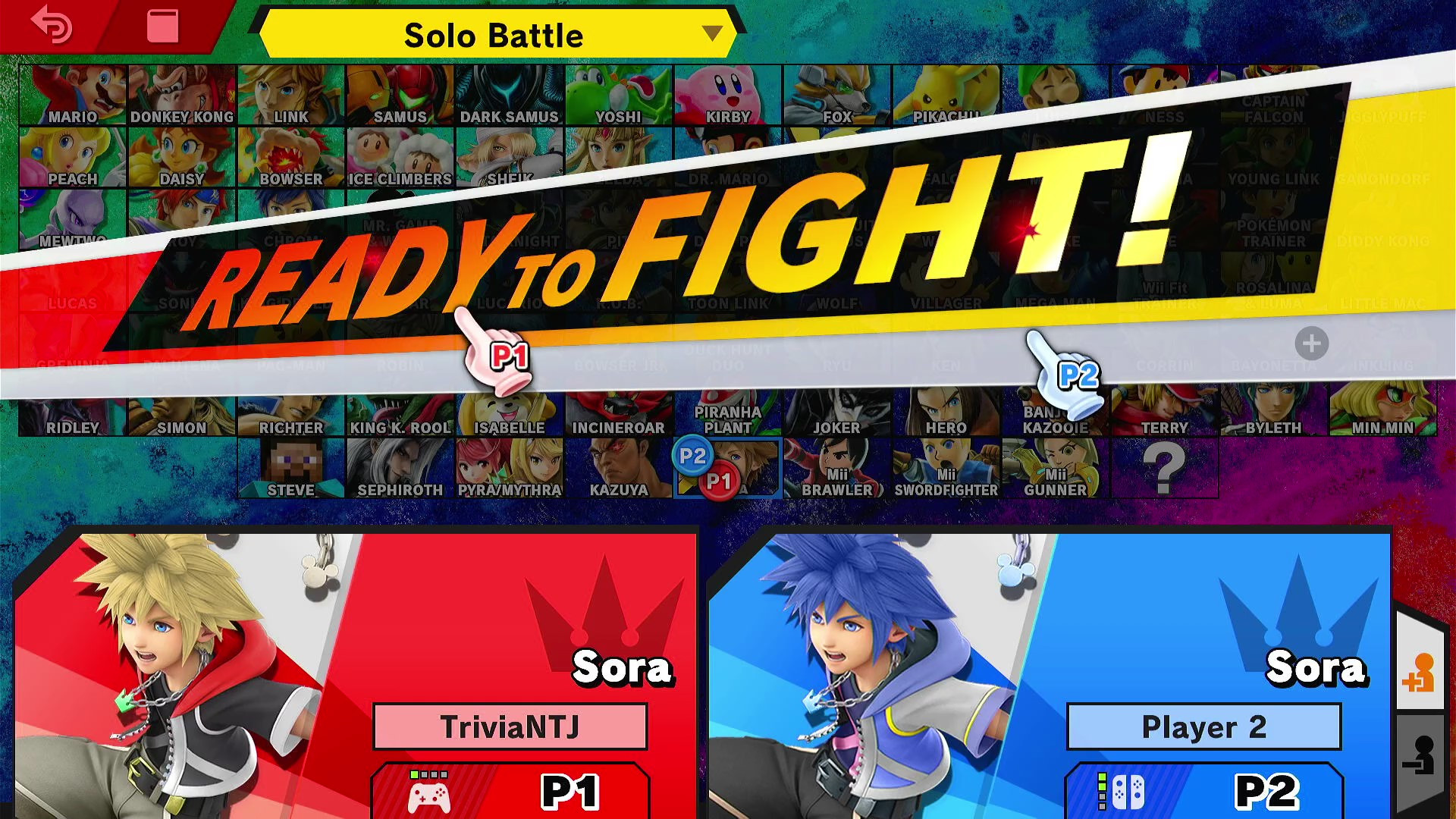 Ventus Sora + Wayward Wind (All Colors) [Super Smash Bros. Ultimate] [Mods]