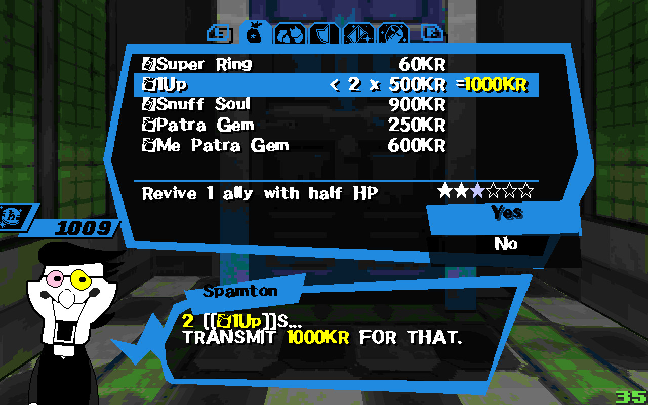 SPAMTON G. SPAMTON Shopkeeper Mod for Sonic Robo Blast 2 Persona | SRBP ...